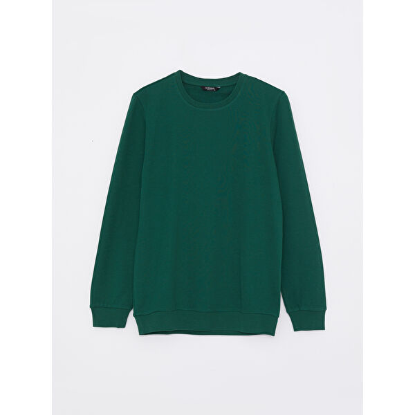 LCW BASIC Bisiklet Yaka Uzun Kollu Erkek Sweatshirt