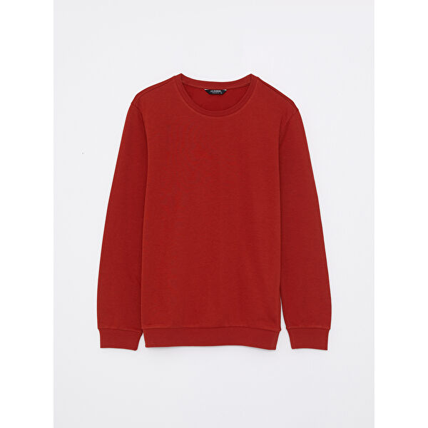 LCW BASIC Bisiklet Yaka Uzun Kollu Erkek Sweatshirt