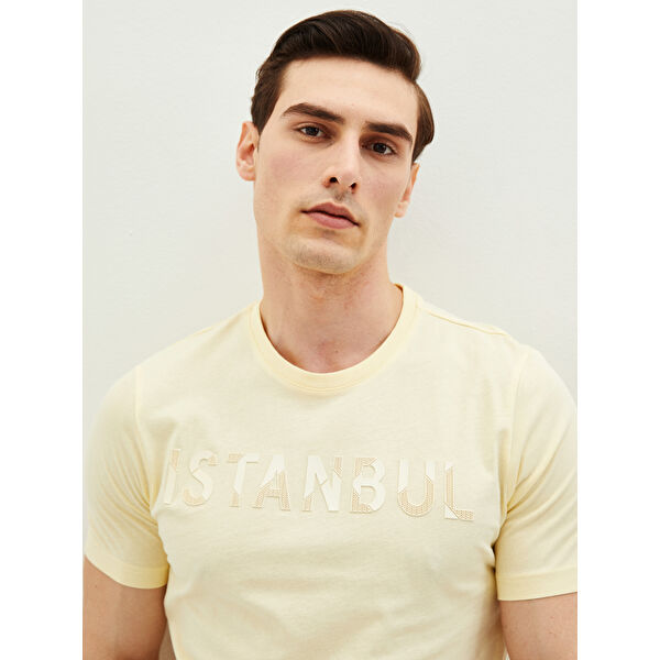 LCW CLASSIC Bisiklet Yaka Uzun Kollu İstanbul Baskılı Erkek Tişört LCW CLASSIC Bisiklet Yaka Uzun Kollu İstanbul Baskılı Erkek Tişört