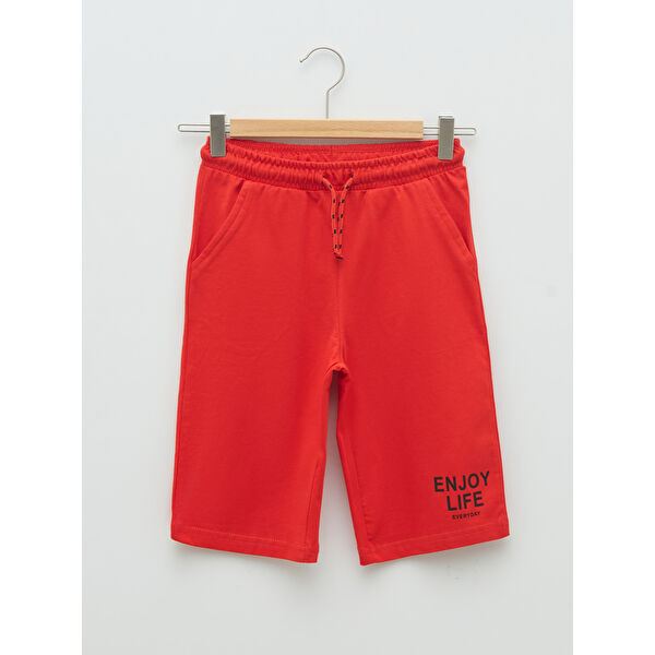 Beli Lastikli Baskılı Pamuklu Erkek Çocuk Roller Beli Lastikli Baskılı Pamuklu Erkek Çocuk Roller