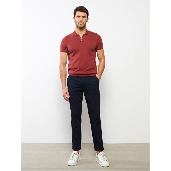 LCW BASIC Polo Yaka Kısa Kollu Erkek Triko Kazak LCW BASIC Polo Yaka Kısa Kollu Erkek Triko Kazak