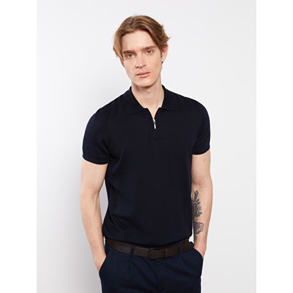 LCW BASIC Polo Yaka Kısa Kollu Erkek Triko Kazak LCW BASIC Polo Yaka Kısa Kollu Erkek Triko Kazak