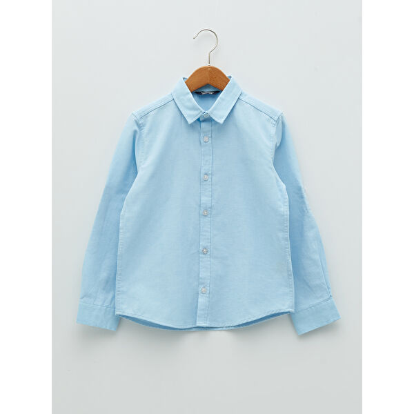 Basic Uzun Kollu Erkek Çocuk Oxford Gömlek