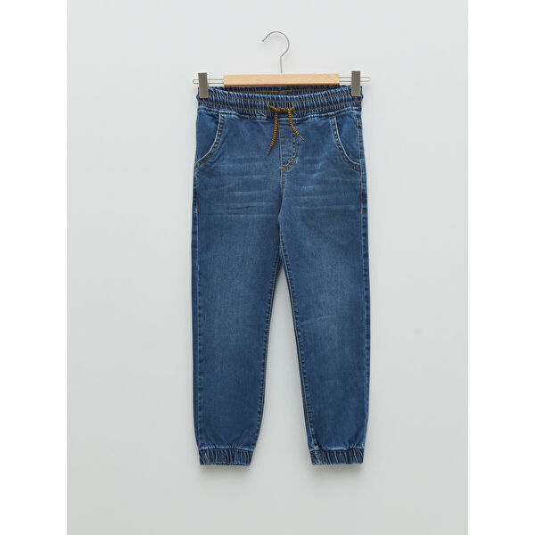 Beli Lastikli Erkek Çocuk Jogger Jean Pantolon Beli Lastikli Erkek Çocuk Jogger Jean Pantolon