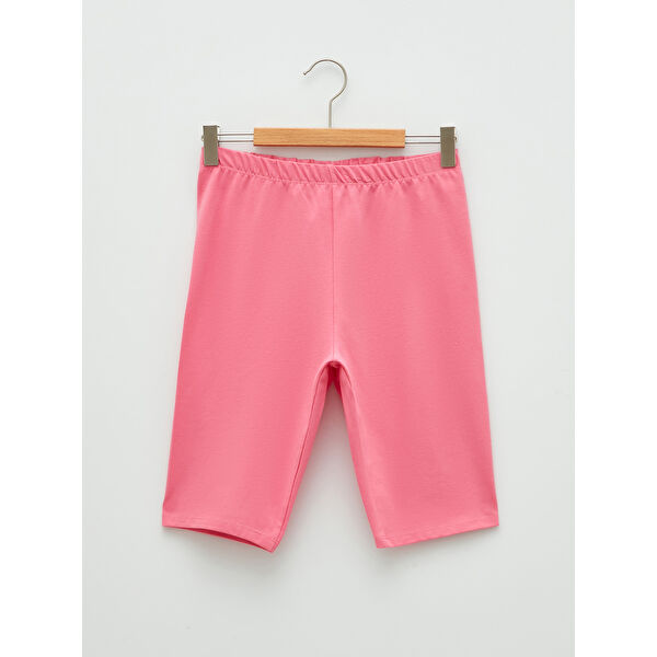 Beli Lastikli Basic Pamuklu Kız Çocuk Kısa Tayt Beli Lastikli Basic Pamuklu Kız Çocuk Kısa Tayt