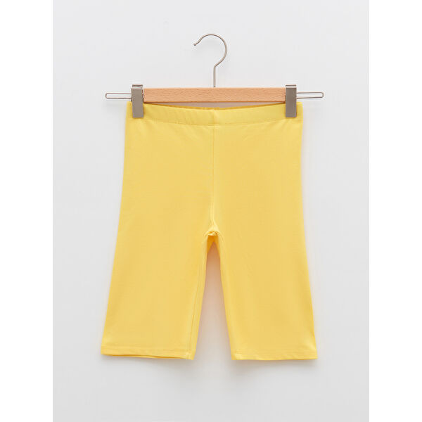 Beli Lastikli Basic Pamuklu Kız Çocuk Kısa Tayt Beli Lastikli Basic Pamuklu Kız Çocuk Kısa Tayt