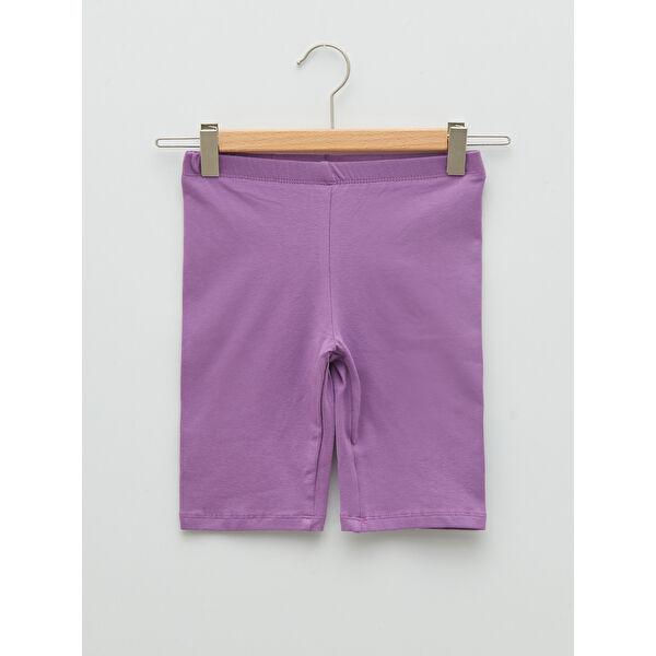 Beli Lastikli Basic Pamuklu Kız Çocuk Kısa Tayt Beli Lastikli Basic Pamuklu Kız Çocuk Kısa Tayt