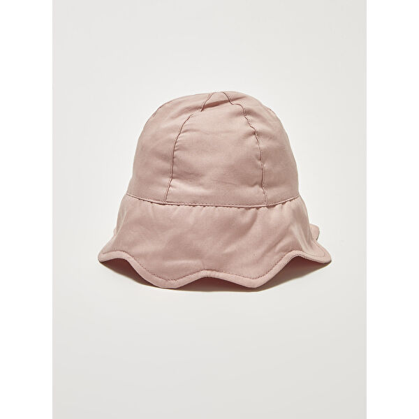 Basic Poplin Kız Bebek Şapka