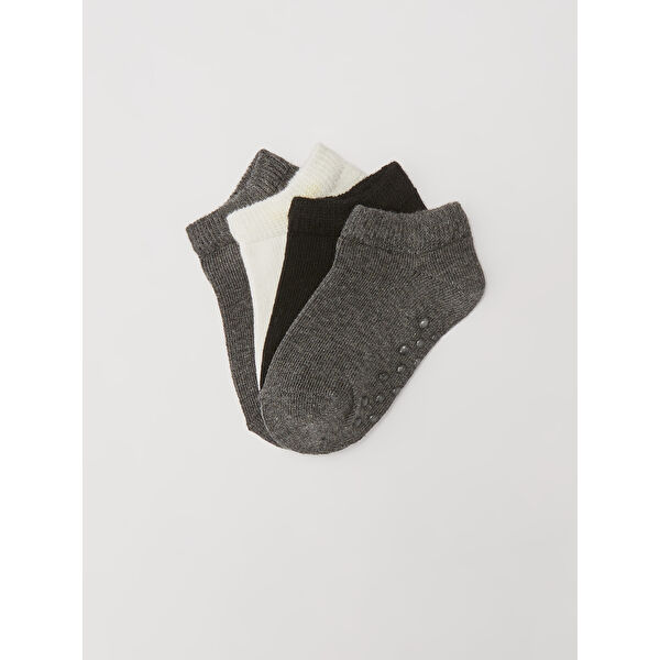 Basic Unisex Bebek Patik Çorap 4'lü Basic Unisex Bebek Patik Çorap 4'lü