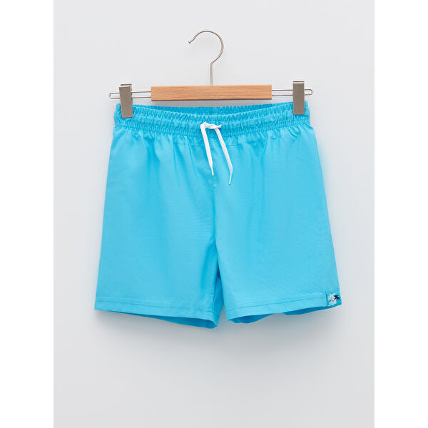 Beli Lastikli Basic Erkek Çocuk Deniz Şortu