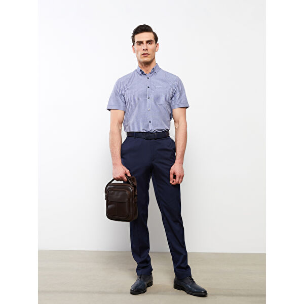 Deri Görünümlü Erkek El ve Omuz Çantası