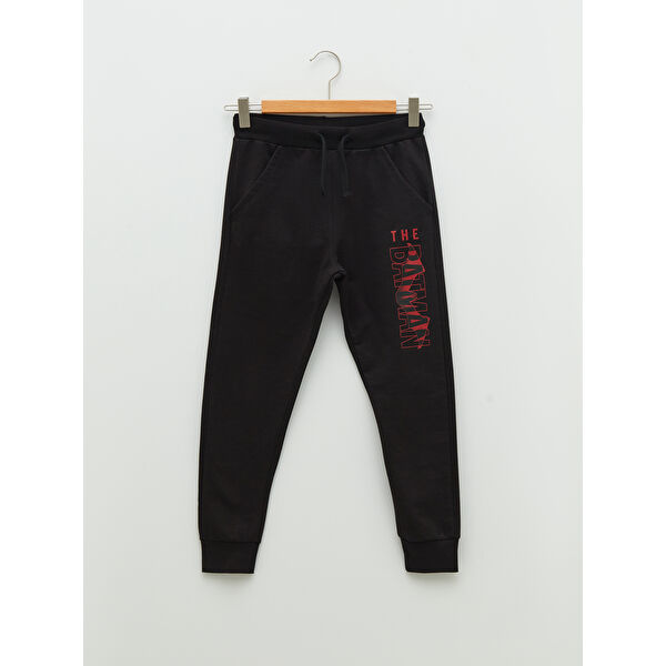 Beli Lastikli Batman Baskılı Erkek Çocuk Jogger Eşofman Altı