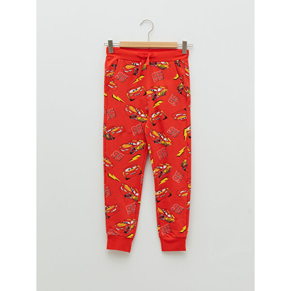 Beli Lastikli Arabalar Baskılı Erkek Çocuk Jogger Eşofman Altı