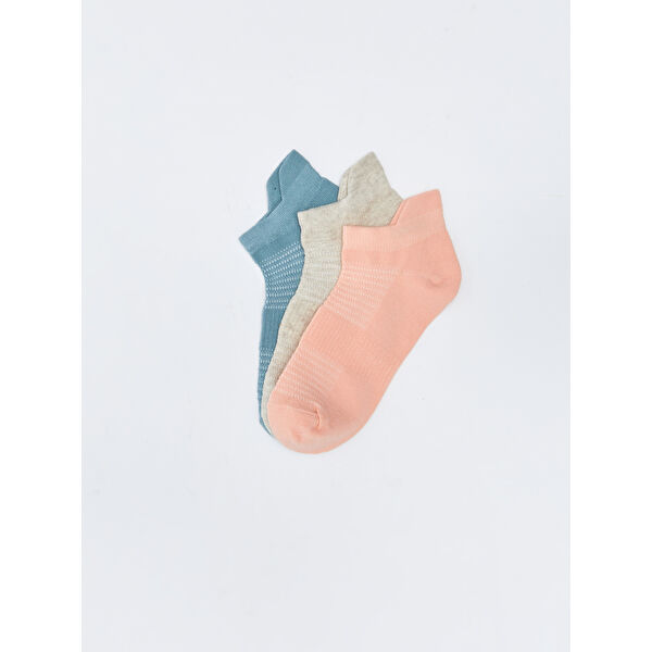 LCW DREAM Düz Kadın Patik Çorap 3'lü Paket