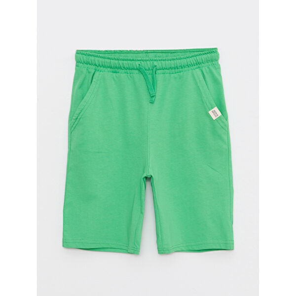 Beli Lastikli Basic Erkek Çocuk Şort