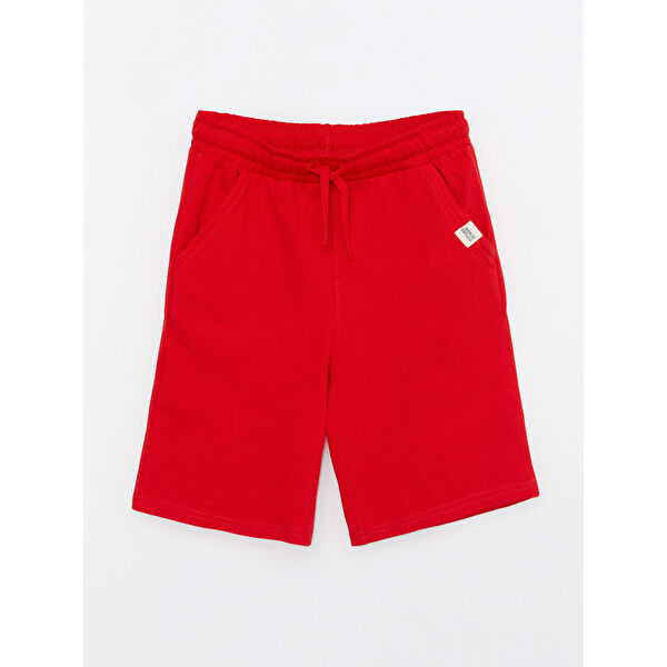 Beli Lastikli Basic Erkek Çocuk Şort