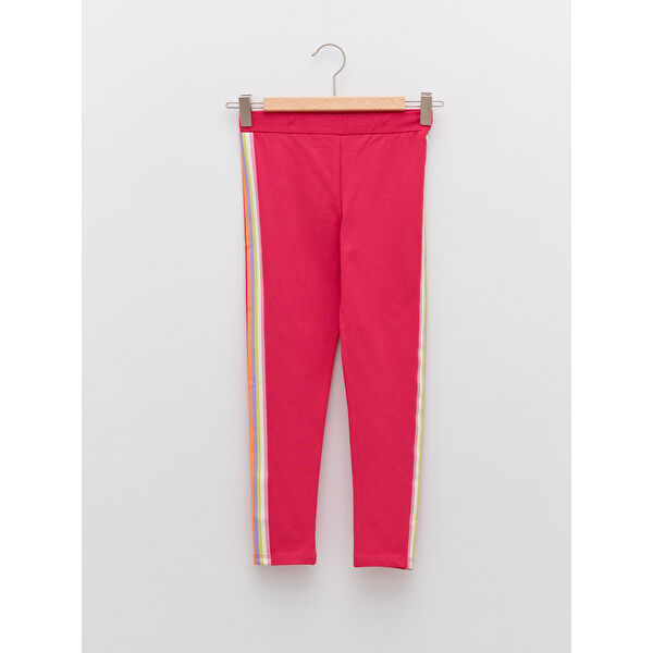 Beli Lastikli Şerit Detaylı Kız Çocuk Uzun Tayt Beli Lastikli Şerit Detaylı Kız Çocuk Uzun Tayt