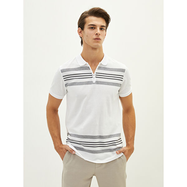 Polo Yaka Kısa Kollu Pike Erkek Tişört