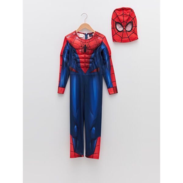 Bisiklet Yaka Uzun Kollu Erkek Çocuk Spiderman Kostüm ve Maske Bisiklet Yaka Uzun Kollu Erkek Çocuk Spiderman Kostüm ve Maske