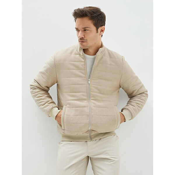 LCW VISION Slim Fit Dik Yaka Erkek Mont