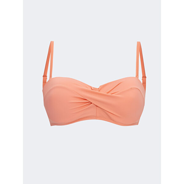 Dolgusuz Düz Raşel Kumaş Bikini Üst Dolgusuz Düz Raşel Kumaş Bikini Üst