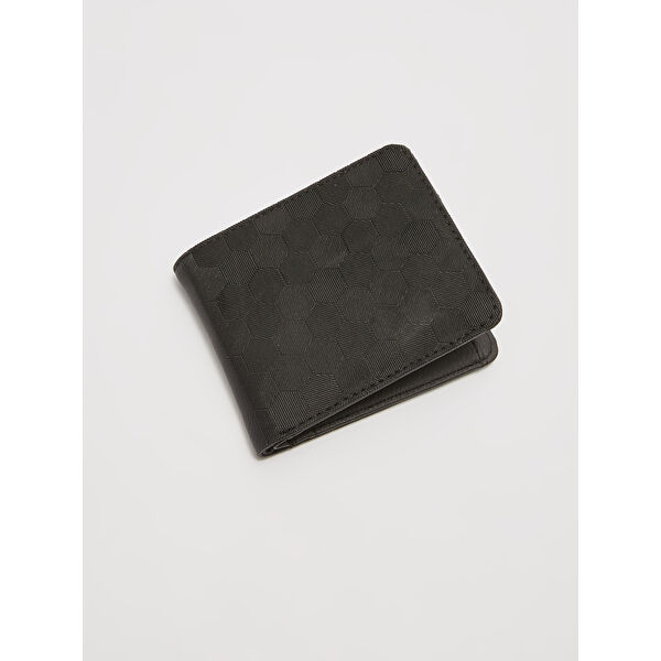 Deri Görünümlü Kendinden Desenli Erkek Cüzdan Deri Görünümlü Kendinden Desenli Erkek Cüzdan