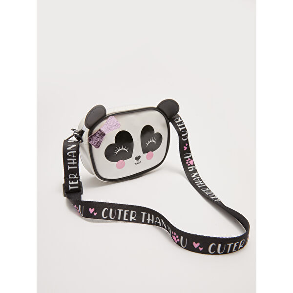 Panda Figürlü Kız Çocuk Çapraz Çanta Panda Figürlü Kız Çocuk Çapraz Çanta