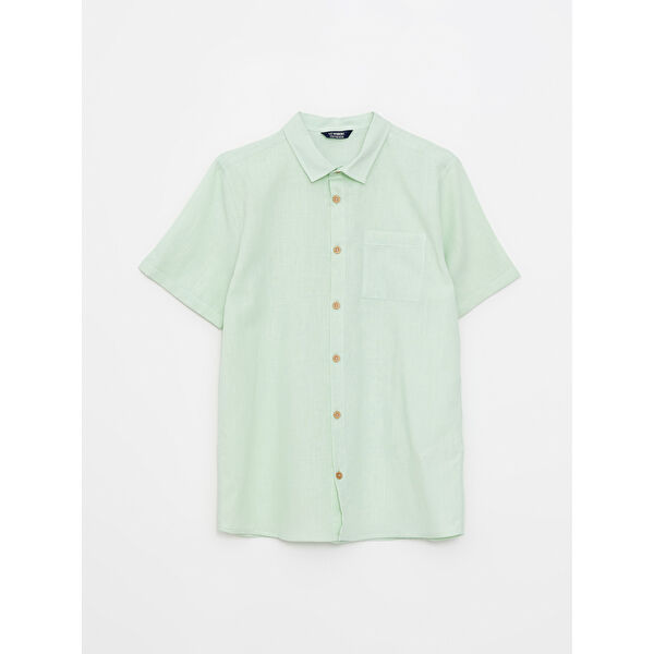 Basic Kısa Kollu Poplin Erkek Çocuk Gömlek