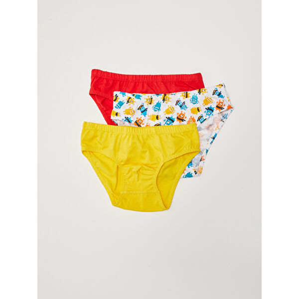 Pamuklu Erkek Çocuk Külot 3'lü