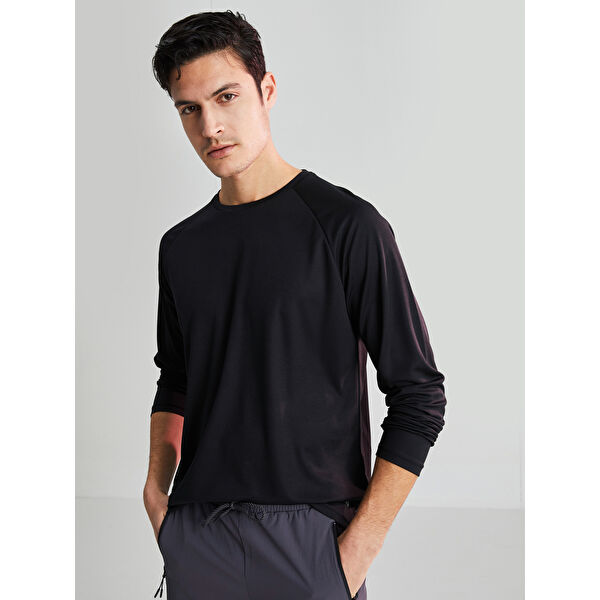 Outdoor Bisiklet Yaka Uzun Kollu Erkek Tişört