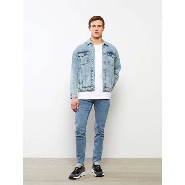 Oversize Erkek Jean Ceket
