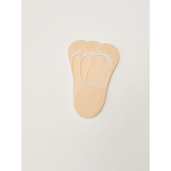 Düz Kadın Babet Çorap 3'lü Paket