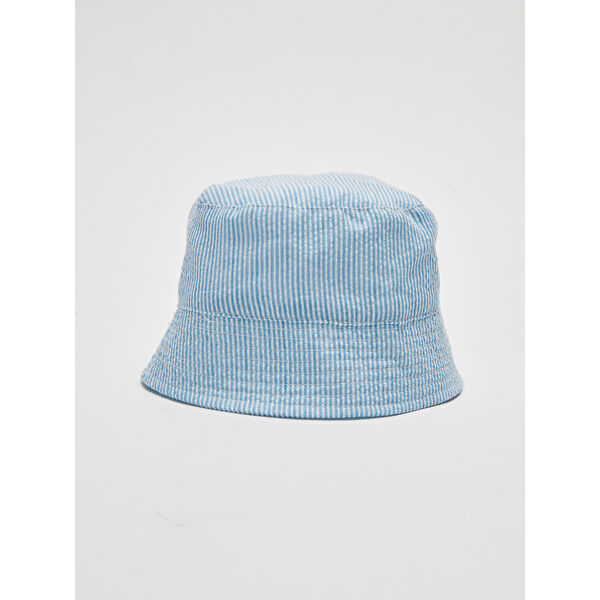 Çizgili Erkek Bebek Şapka