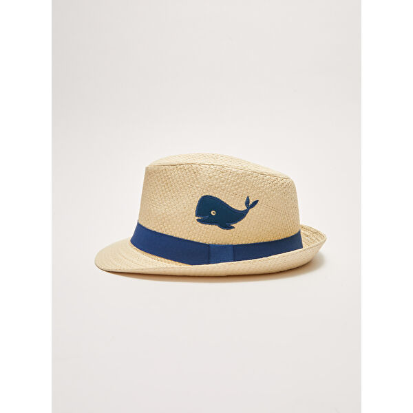 Erkek Bebek Hasır Şapka Erkek Bebek Hasır Şapka