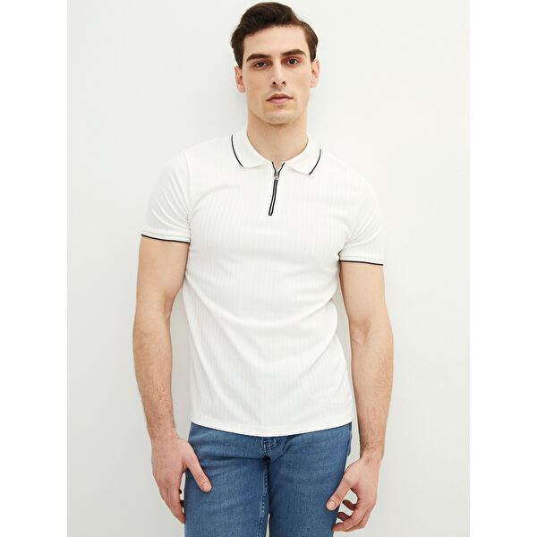 Polo Yaka Kısa Kollu Penye Erkek Tişört