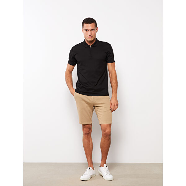 Polo Yaka Kısa Kollu Penye Erkek Tişört