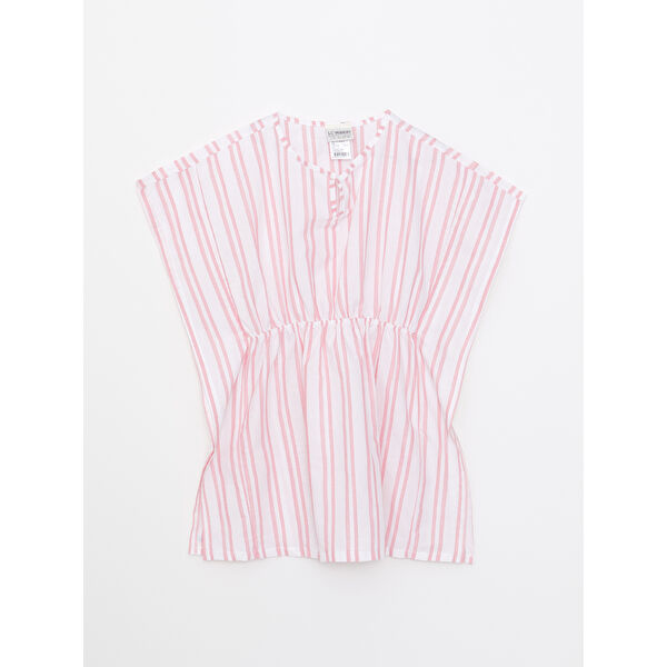 Bisiklet Yaka Çizgili Kız Çocuk Pareo