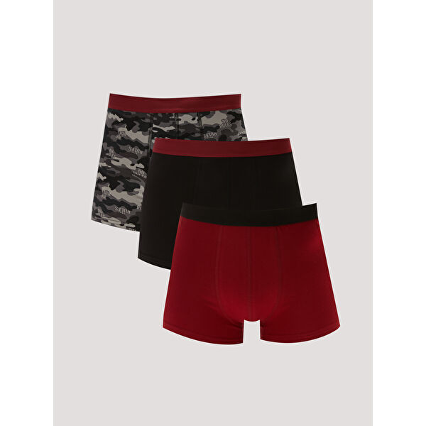 LCW DREAM Standart Kalıp Esnek Kumaş Erkek Boxer 3'lü