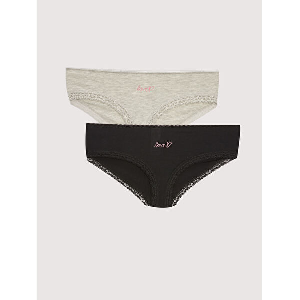 LCW DREAM Baskılı Hipster Külot 2'li Paket