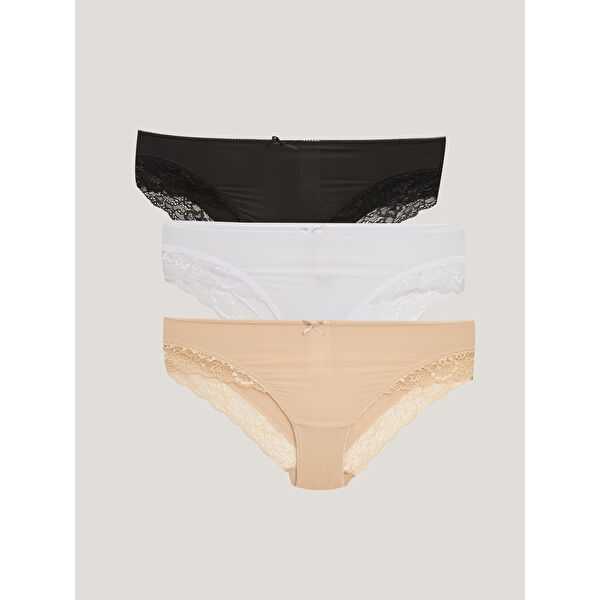 Dantelli Bikini Külot 3'lü Paket