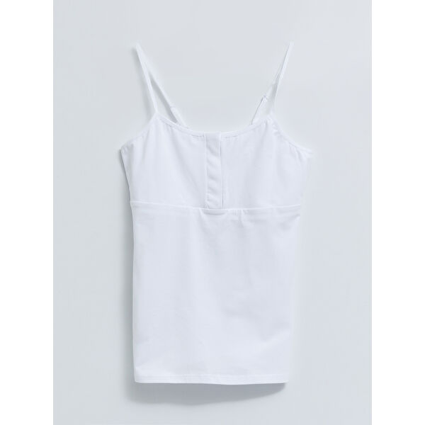 LCW DREAM U Yaka Düz Pamuklu Hamile Atlet