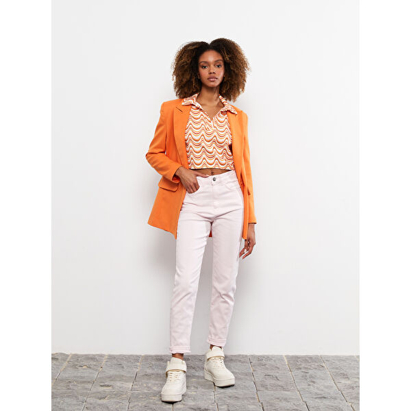 LCW CASUAL Normal Bel Slim Fit Düz Cep Detaylı Gabardin Kadın Pantolon LCW CASUAL Normal Bel Slim Fit Düz Cep Detaylı Gabardin Kadın Pantolon