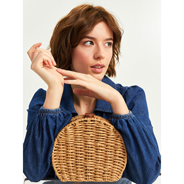 Hasır Kadın Çapraz Çanta