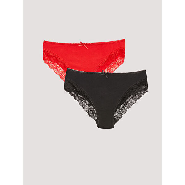 LCW DREAM Dantelli Bikini Külot 2'li Paket