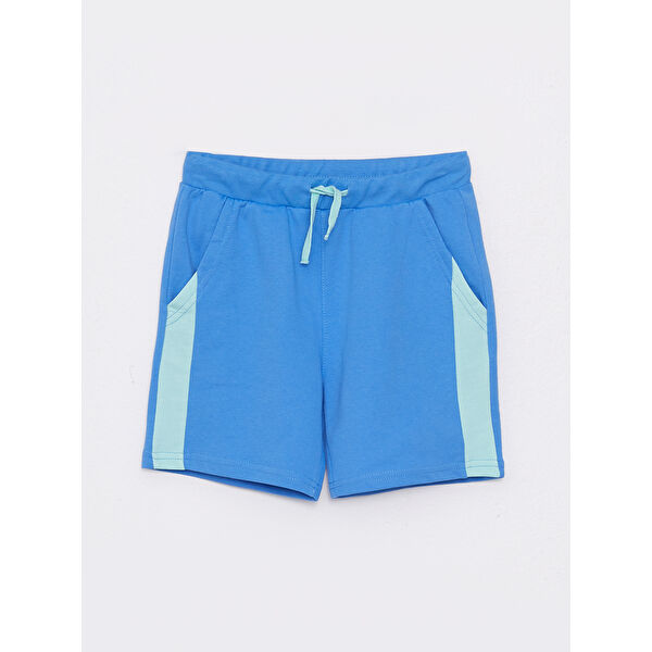 Beli Lastikli Renk Bloklu Erkek Çocuk Şort