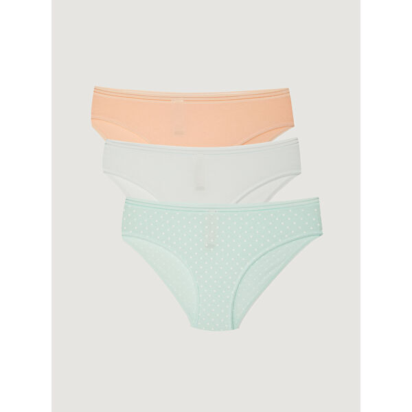 LCW DREAM Desenli Bikini Külot 3'lü Paket