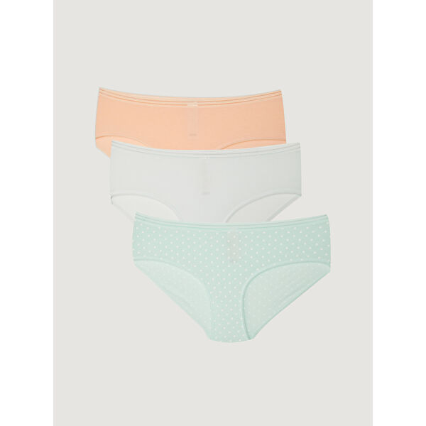 LCW DREAM Desenli Hipster Külot 3'lü Paket