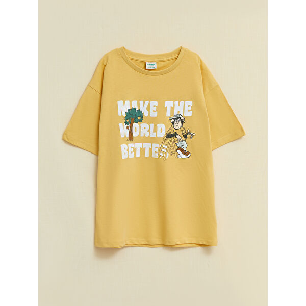 LCW GREEN Bisiklet Yaka Nostaljik Maymun Baskılı Kısa Kollu Organik Pamuklu Erkek Çocuk Tişört LCW GREEN Bisiklet Yaka Nostaljik Maymun Baskılı Kısa Kollu Organik Pamuklu Erkek Çocuk Tişört