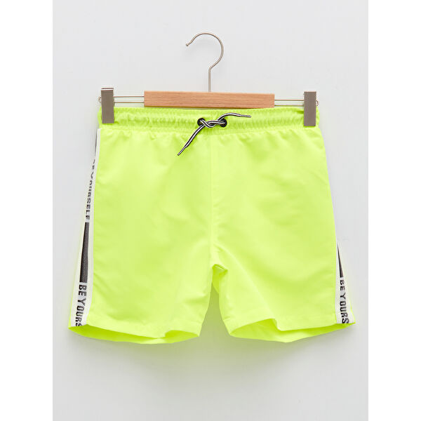 Baskılı Hızlı Kuruyan Erkek Çocuk Deniz Şortu