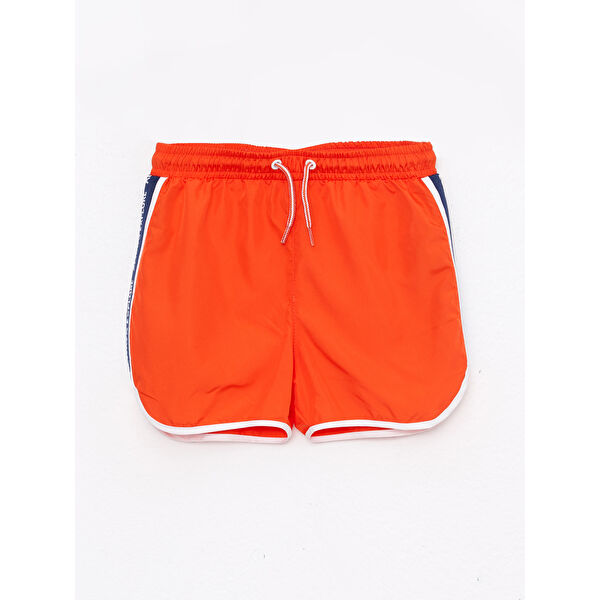 Baskılı Hızlı Kuruyan Erkek Çocuk Deniz Şortu